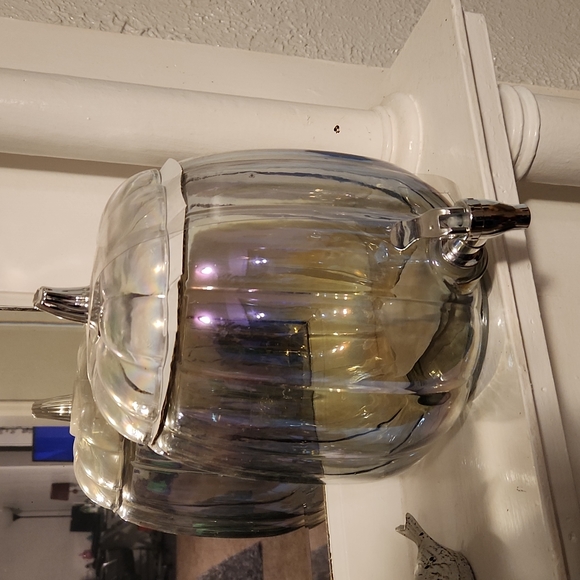 Source Unknown | Other | Iridescent Pumpkin Decanter | Poshmark